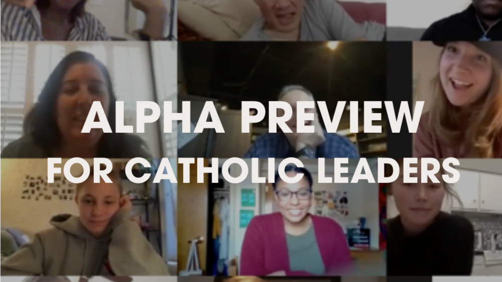 Alpha Preview for Catholic Leaders | VOMO
