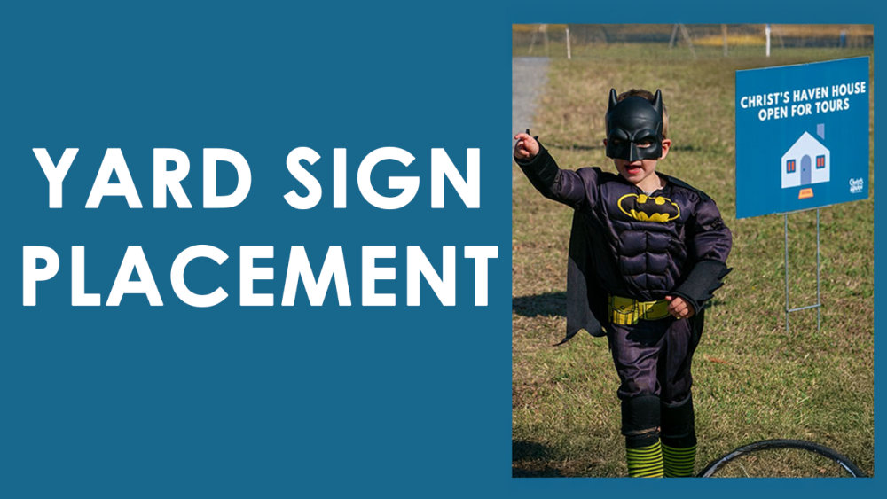 Yard Sign Placement | VOMO